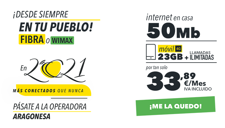 Embou, líder en acceso a Internet en Aragón . Fibra Óptica y Wimax